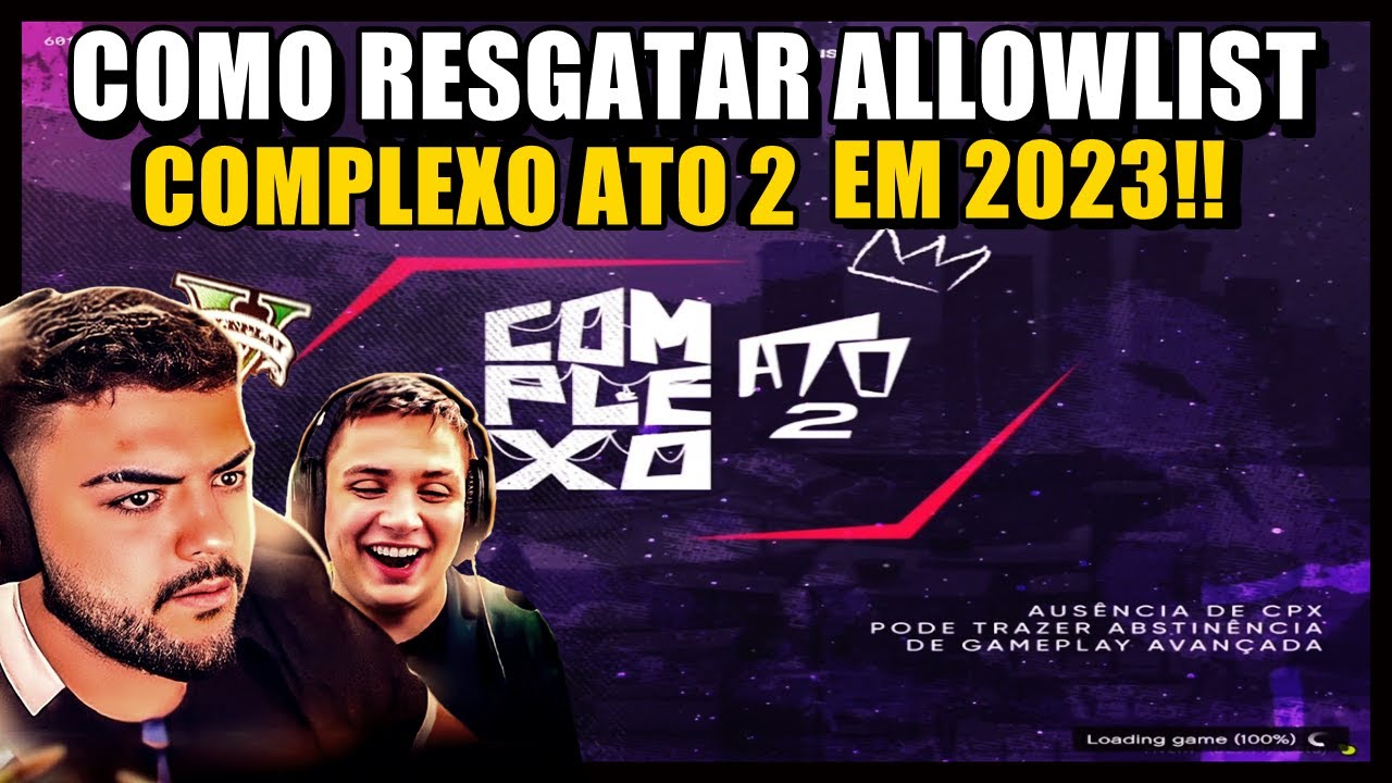 CIDADE COMPLEXO SEASON 2 - COMO FAZER WHITELIST DO CPX EM 2023!! (GTA ...