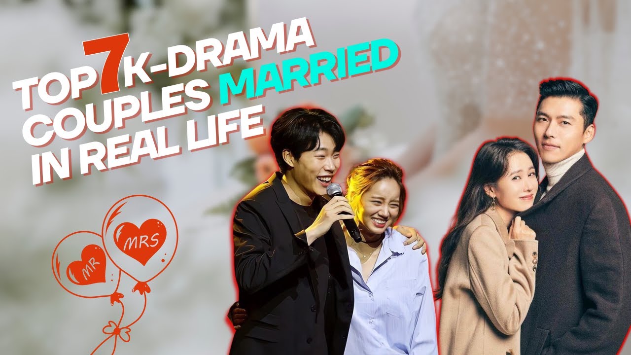 Top 7 K-Drama Couples Married in Real Life | Real Life K-Drama Married ...