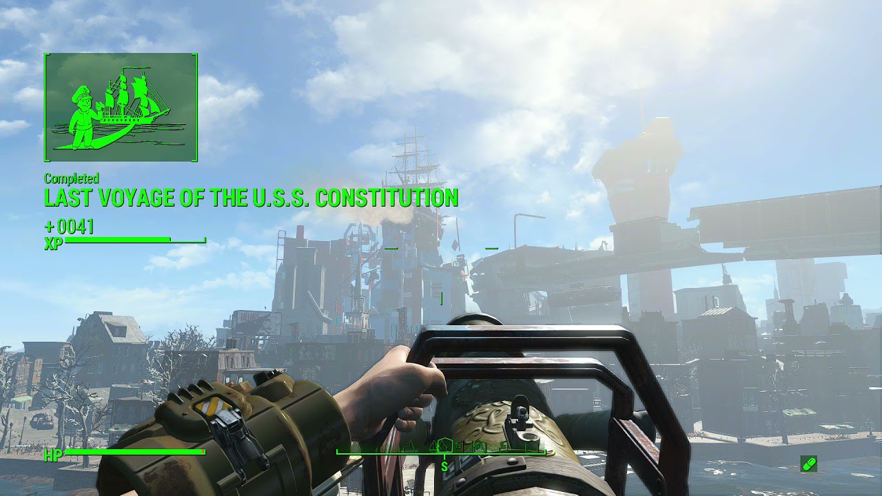 Fallout 4 USS Constitution final voyage o7 - YouTube