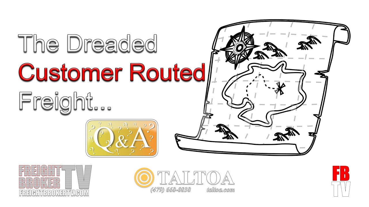 Freight Broker & Customer Routed Freight! - YouTube