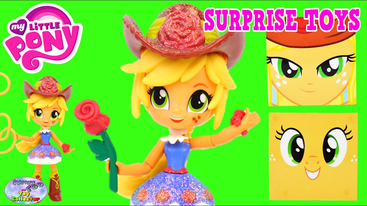 My Little Pony Equestria Girls Minis Applejack Surprise Cubeez Surprise ...