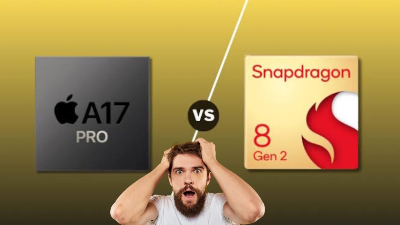 Apple a17 pro vs snapdragon 8 gen2 & snapdragon 8 gen 3 | clearly winner #apple #samsung - YouTube