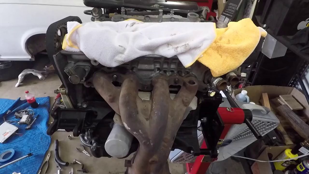 Toyota MR2 AW11 Silvertop 20v 4age Swap Part 5: 16v Exhaust Manifold to ...