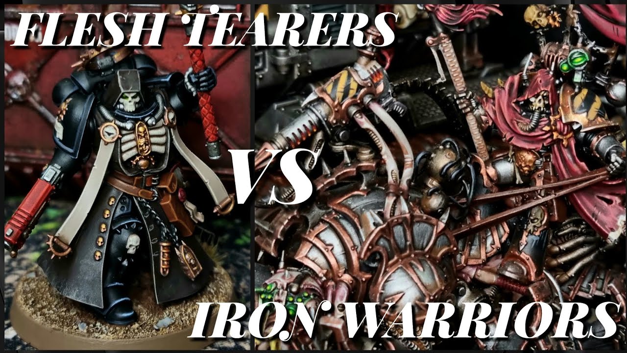 New Codex Blood Angels Vs Iron Warriors. Warhammer 40k Battle Report. - YouTube