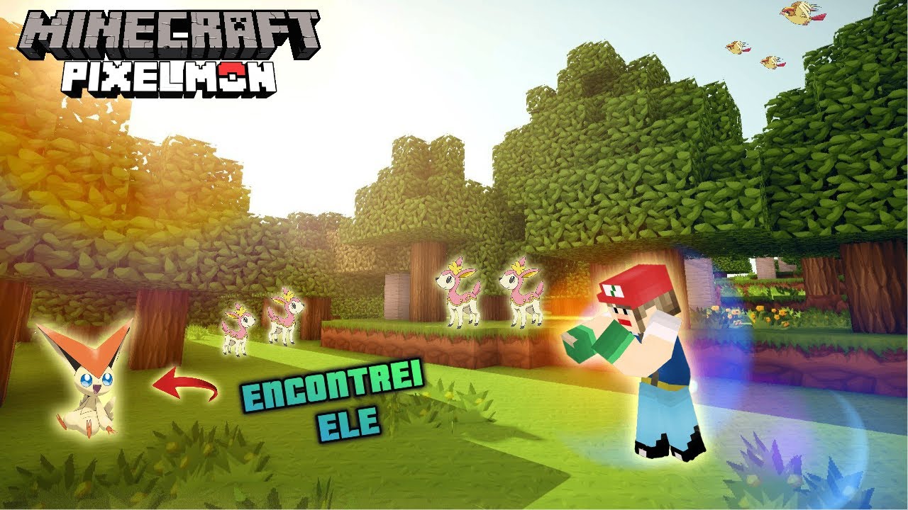 ENCONTREI UM VICTINI *Minecraft Pixelmon Ep. #10* - YouTube