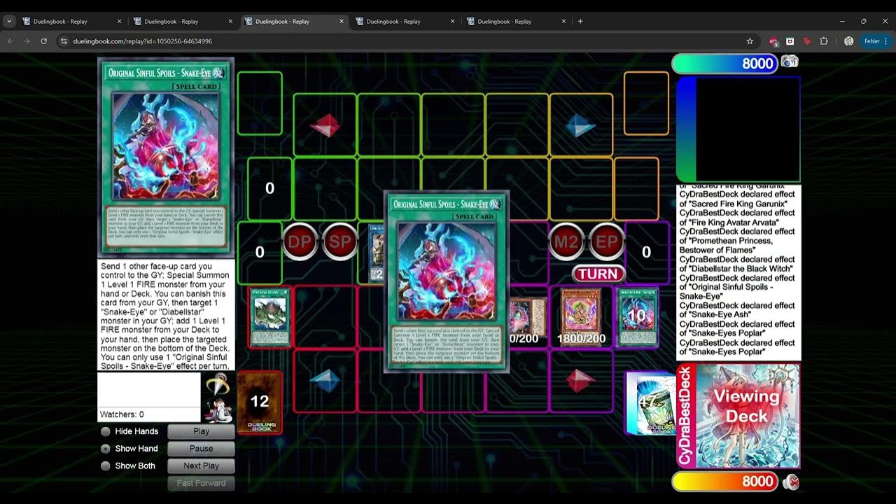 POST ROTA Azamina Fire King Snake-Eye Combos | 60 Card Fire Pile - YouTube