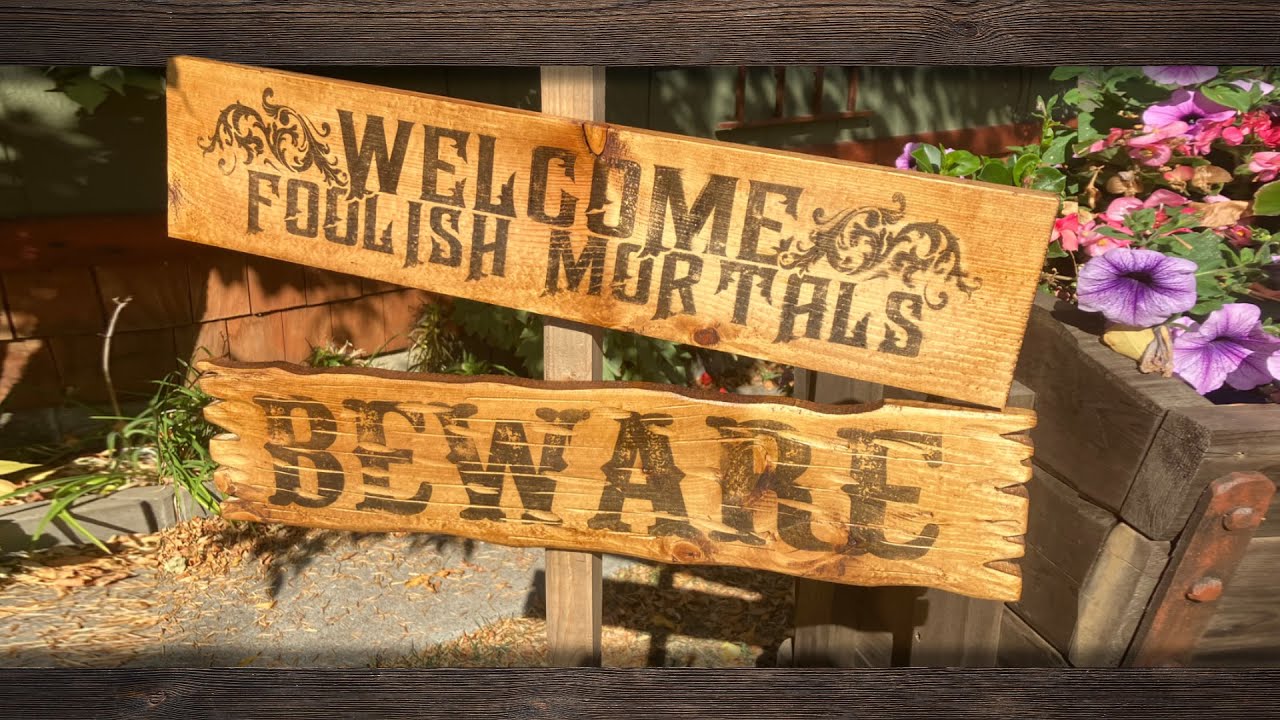 How to Create Stunning Wooden Signs with Printable Templates | Easy DIY ...