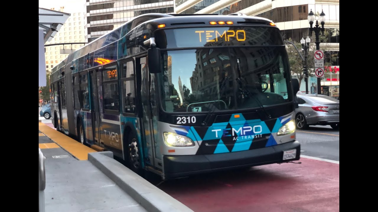 AC Transit XDE60 #2310 on Route 1T - YouTube