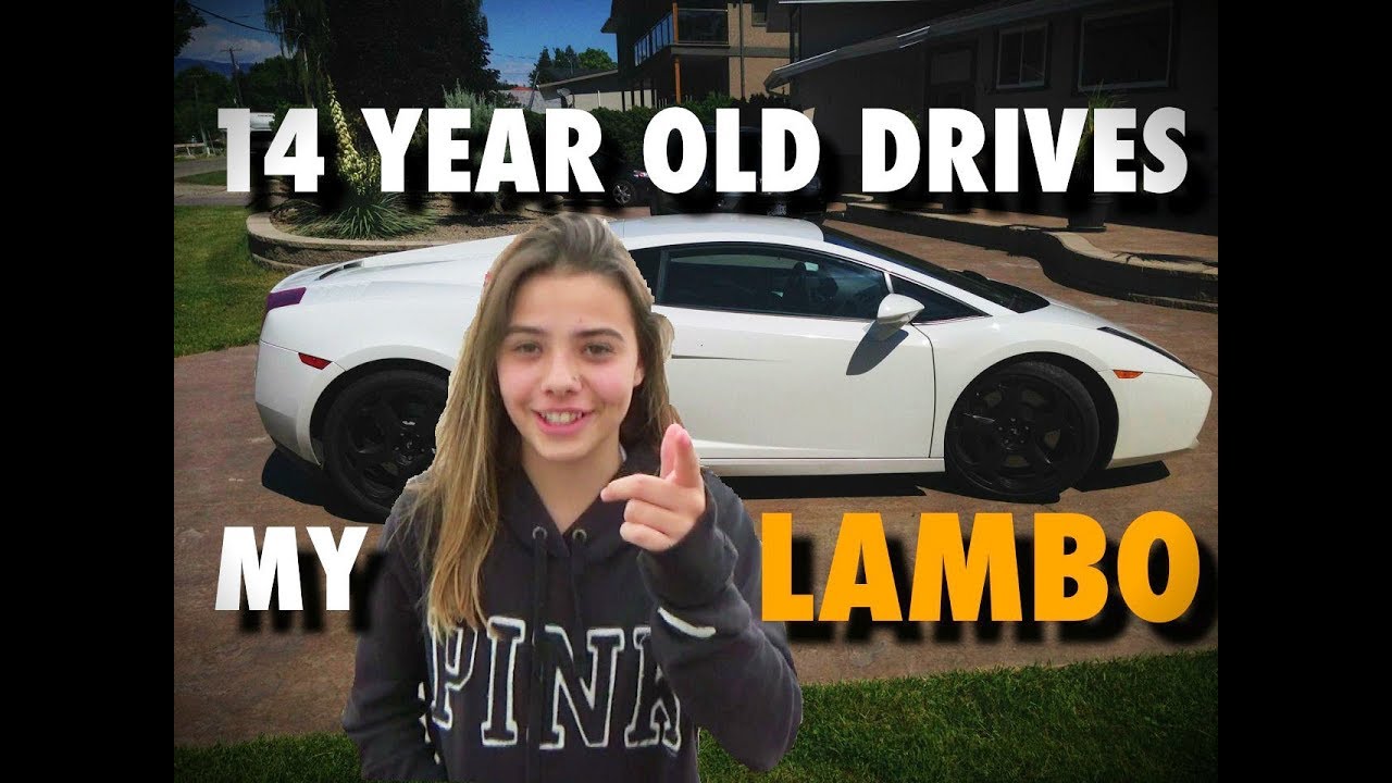 Lamborghini For Kids | 14 Year Old Girl Drives My Lamborghini Gallardo ...