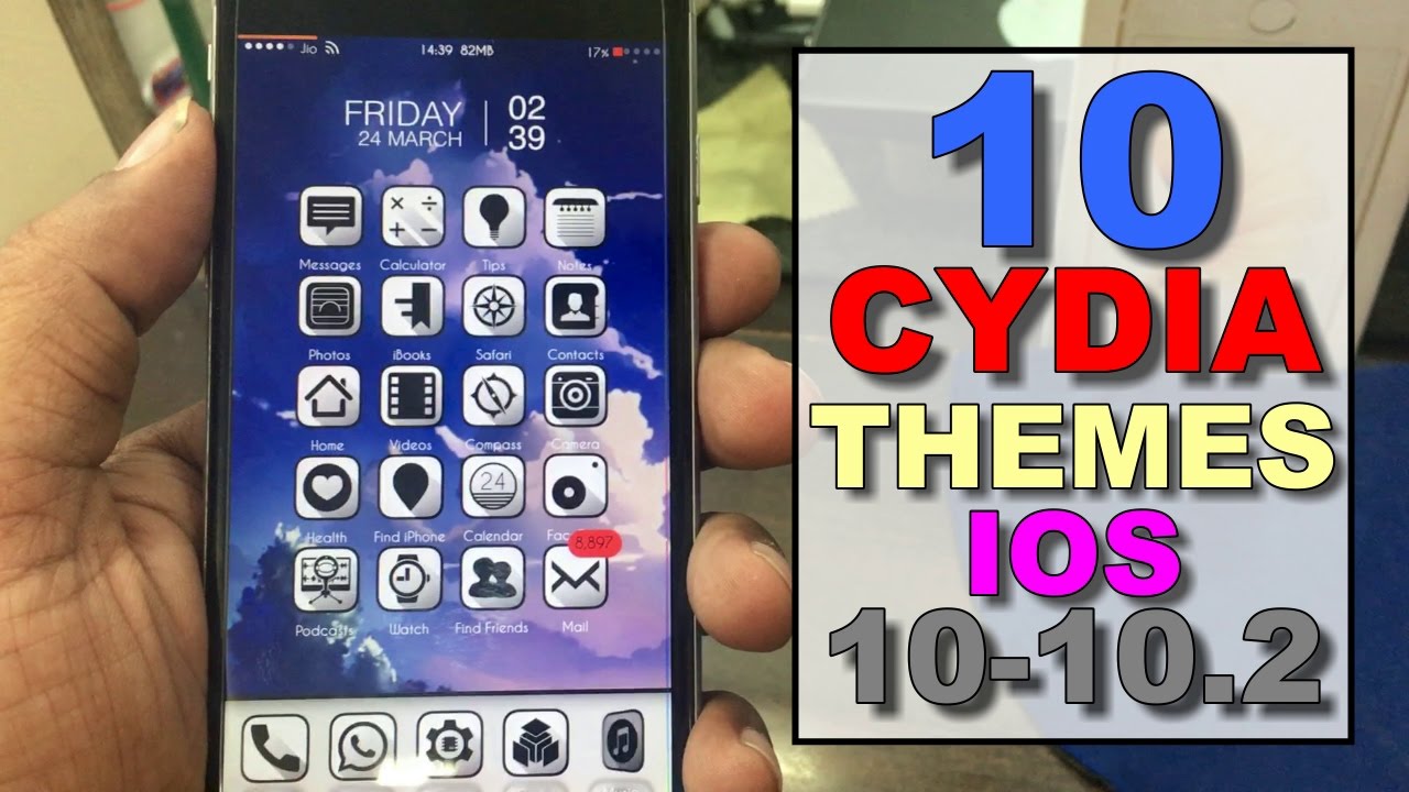 TOP 10 NEW Cydia Jailbreak Themes For Your Iphone || ios 9/10-10.2 ...