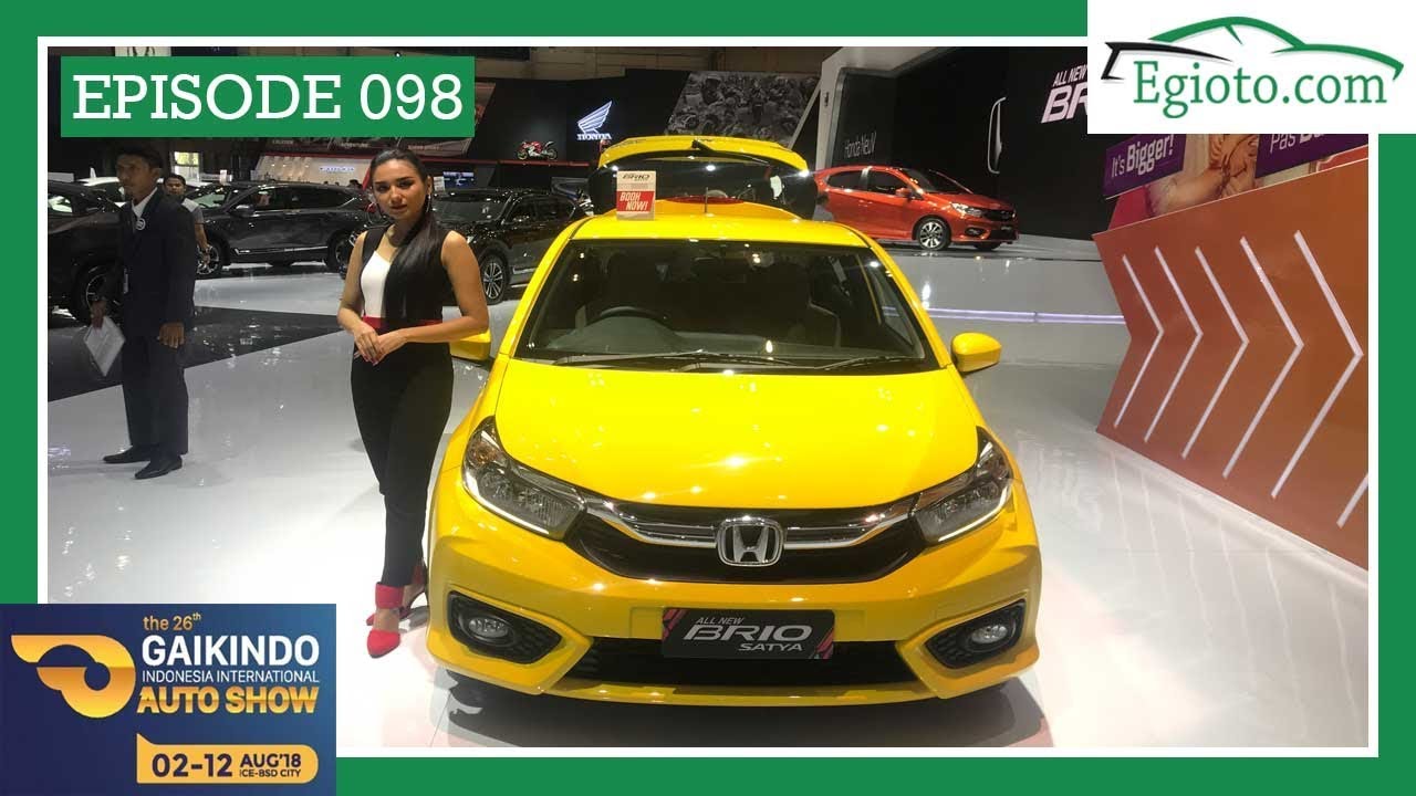 2018 All New Honda Brio Satya E AT- Live From GIIAS 2018. Exterior ...