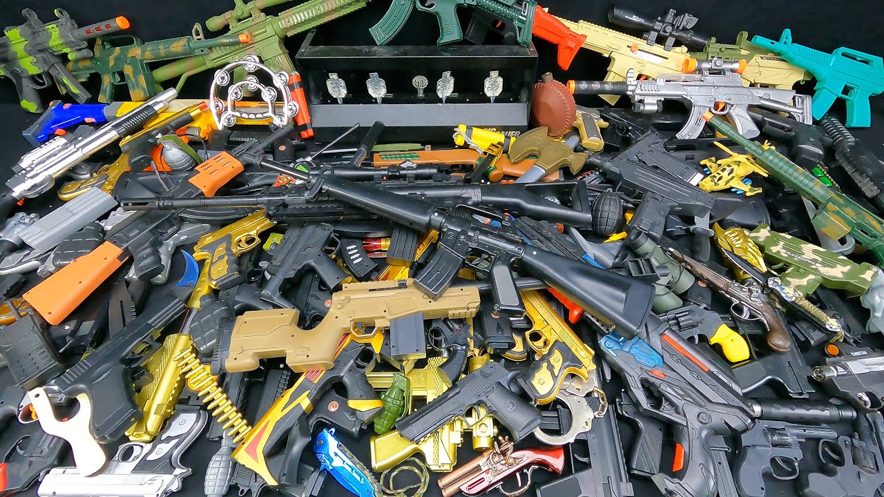 Sniper Rifles, Shotguns, Kalashnikov AK-47, Bead Throwing Toy Dozens ...