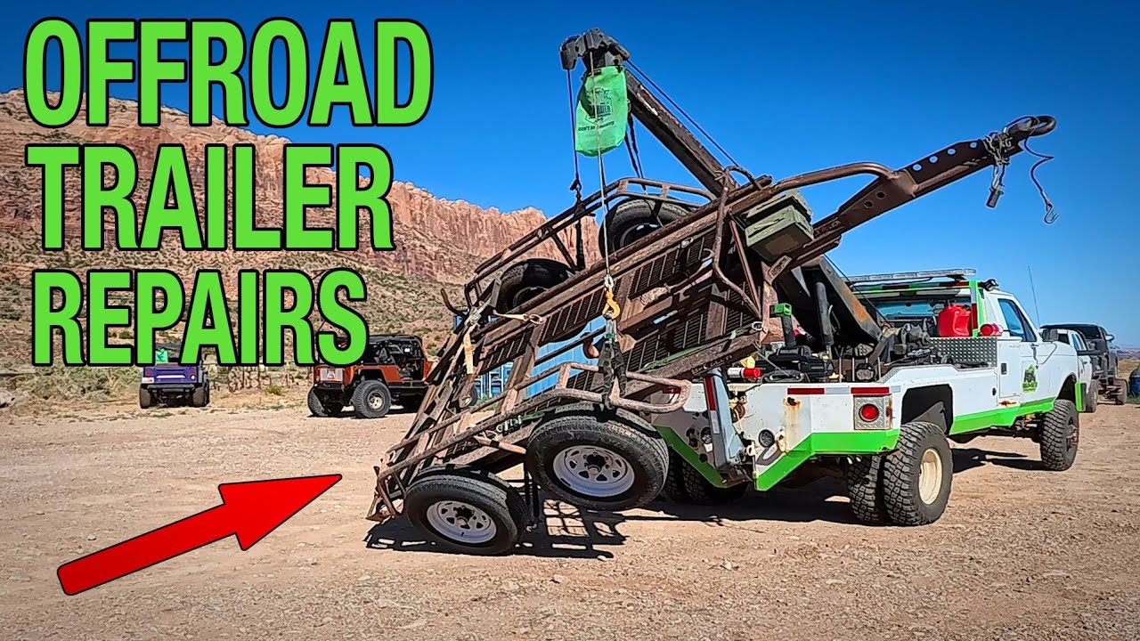 Repairs To The Recovery Trailer - YouTube