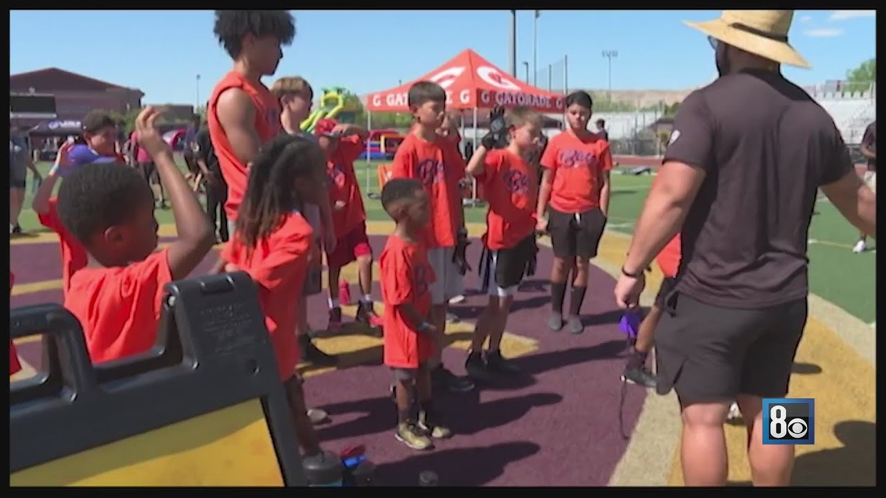 Hall of famer Rod Woodson gives back to the youth of Las Vegas - YouTube
