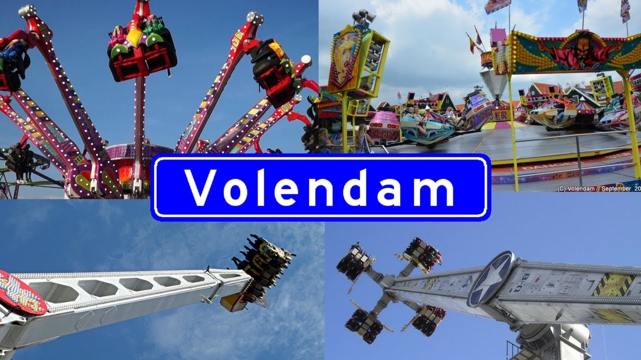 Attractielijst kermis Volendam 2018 - YouTube