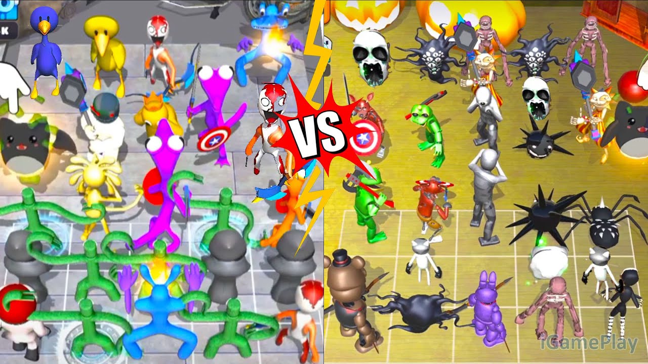 Merge Monster Rainbow Friend Vs Beat Door 100 Challenge ⭐ Merge ...