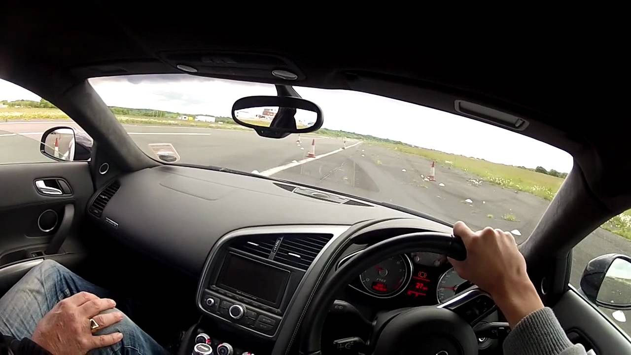 Driving an Audi R8 and a Maserati GranTurismo - YouTube