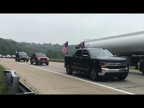Cincinnati I-275 Trump Parade - YouTube