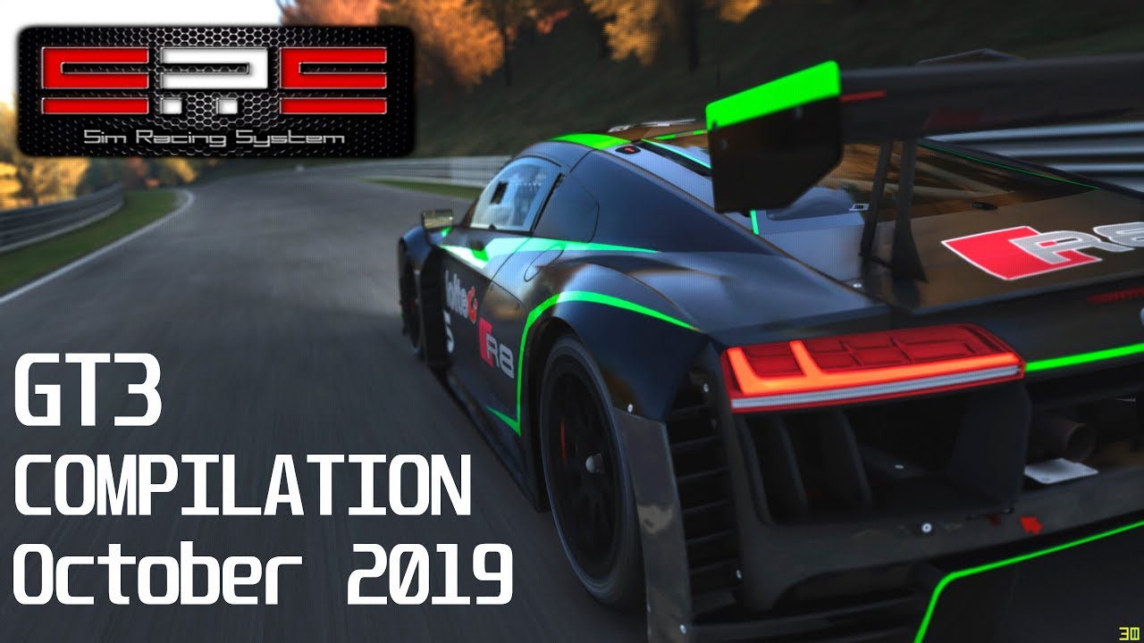 Sim Racing System GT3 America Compilation October 2019 - YouTube