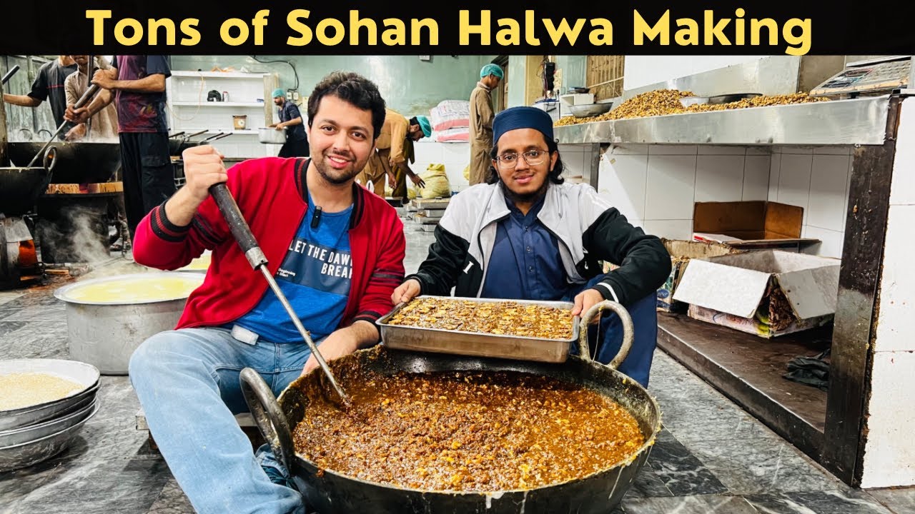 Making of sohan Halwa || Famous Rewari Mart - YouTube