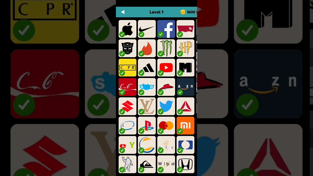 Logo test world level 1 all solutions - YouTube