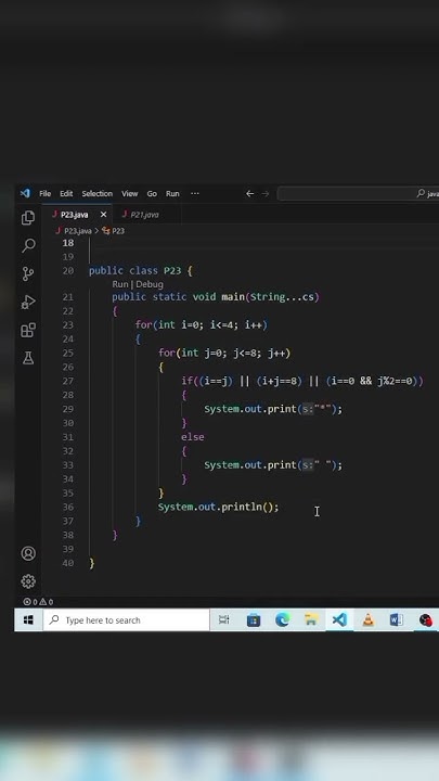 Print SandGlass star pattern program in java l #sandglassstar#trending #shorts #java # ...