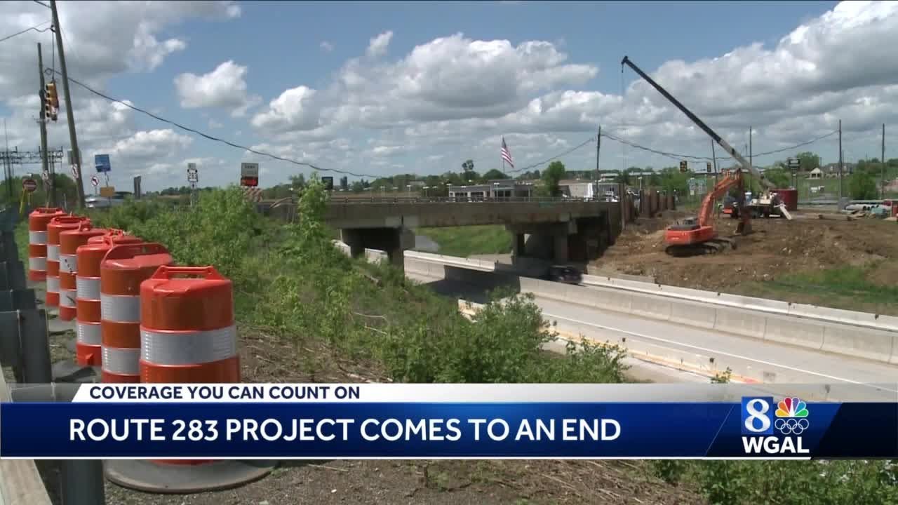 Lancaster Route 283 project comes to an end - YouTube