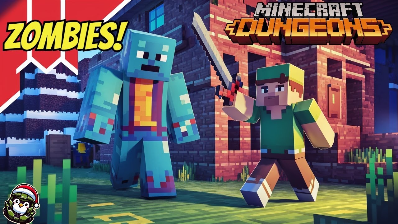 Minecraft Dungeons: The Zombie Apocalypse I Never Wanted - YouTube