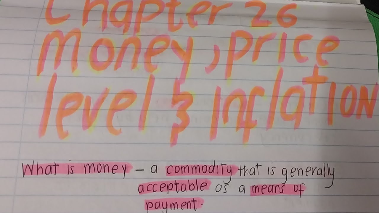 Economics chapter 26: Money, price level, and inflation - YouTube