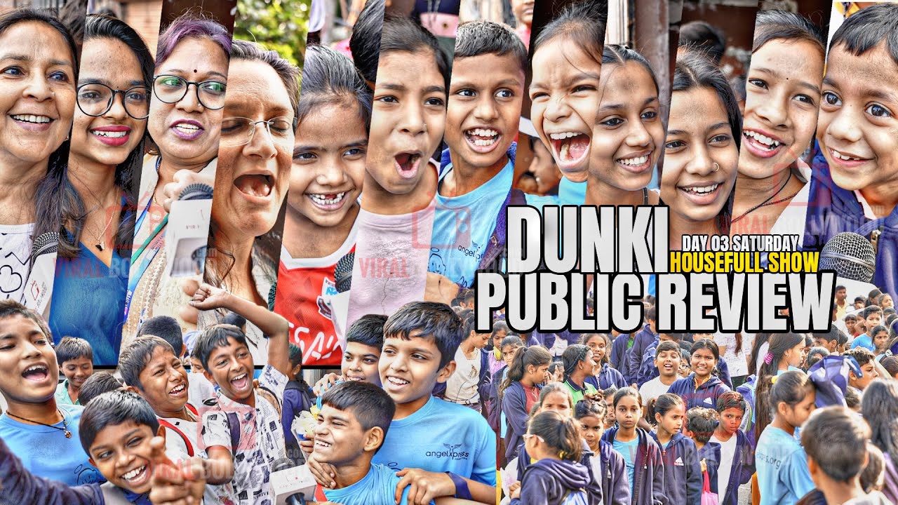 DUNKI Movie | Housefull Show | Day 03 Saturday | Public MADNESS Review ...