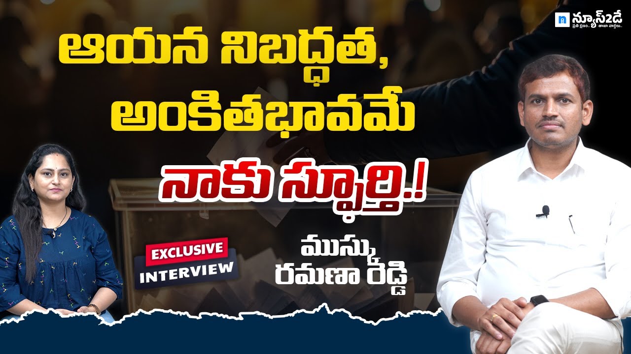 His Dedication and Commitment Are My Inspiration: Musku Ramana Reddy ...