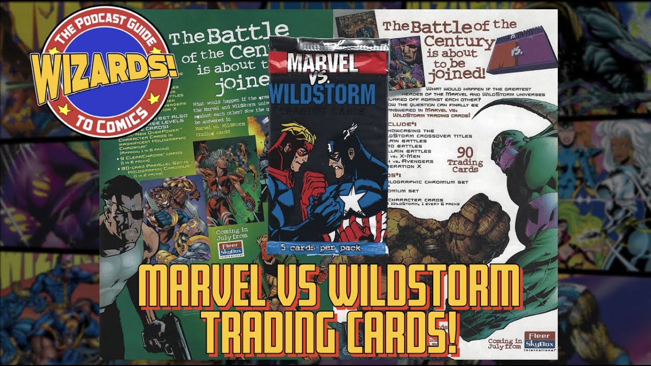 Marvel vs Wildstorm Trading Cards - YouTube