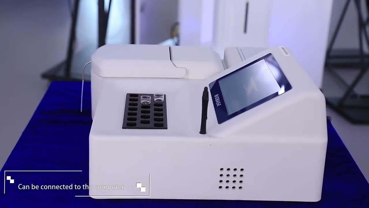 BIOBASE Semi-auto Chemistry Analyzer BIOBASE Silver - YouTube