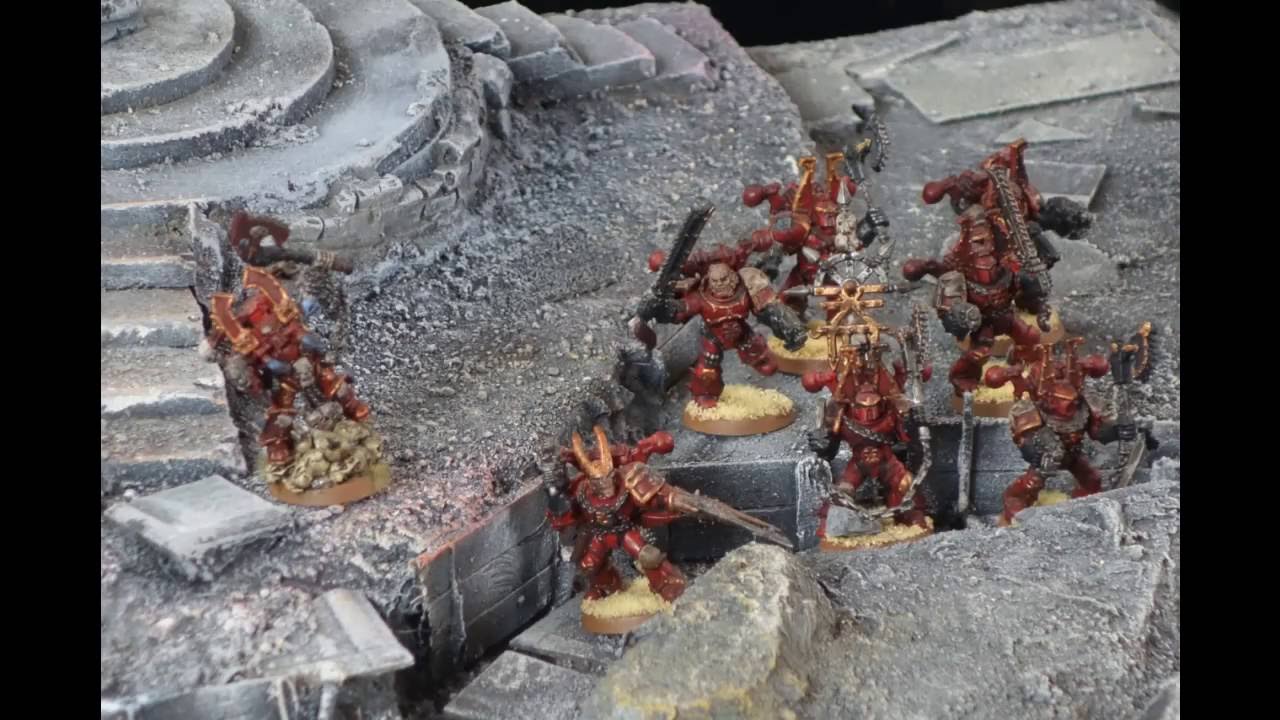 Season 2 starting attempt Salamanders v Chaos Warhammer 40k Stop Motion ...