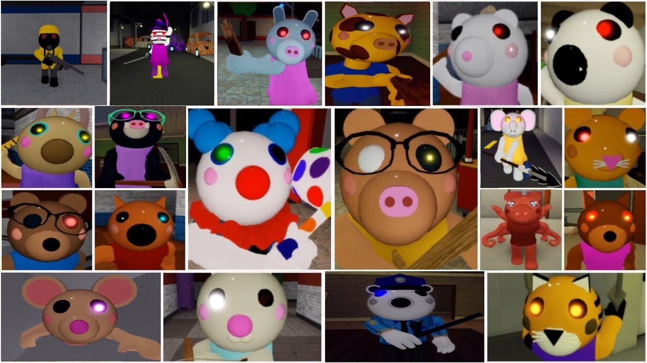 All Piggy Jumpscares (Roblox Piggy) - YouTube