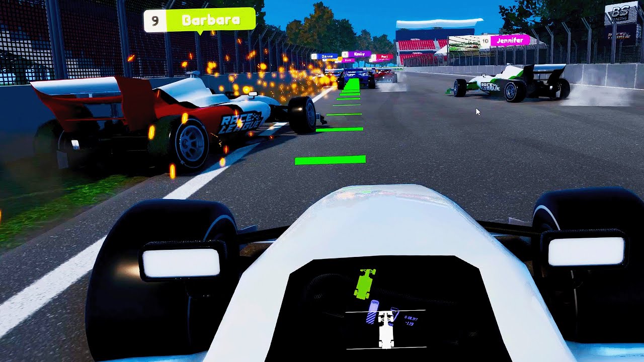 SOMEONE BUILT MELBOURNE IN F1 TRACK BUILDING GAME - RaceLeague - YouTube