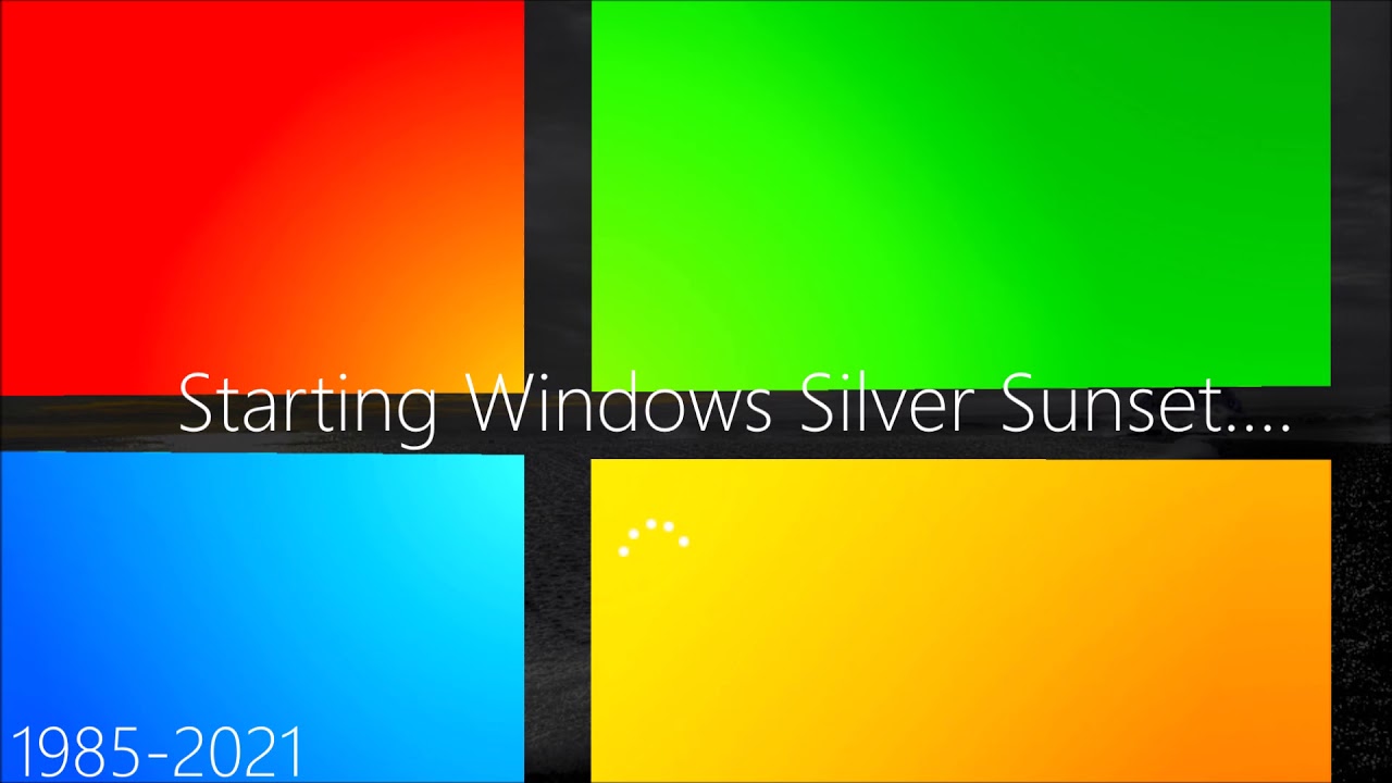 Windows Silver Sunset - YouTube