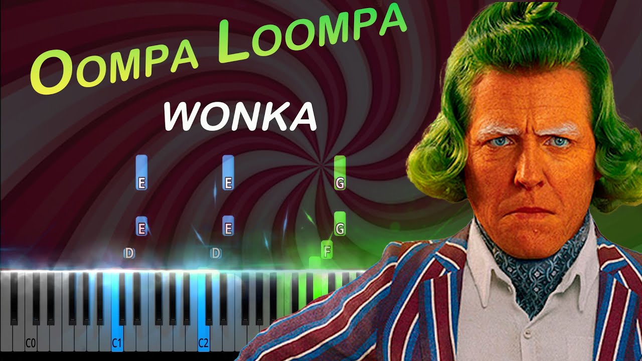 Wonka - Oompa Loompa Piano Tutorial - YouTube