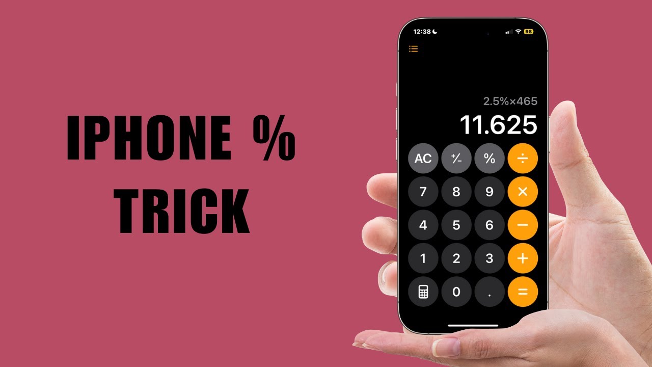 How To Calculate Value Of a Percentage Using iPhone Calculator - Full ...