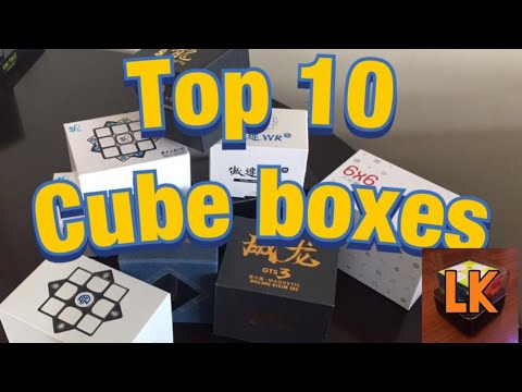 My top 10 favourite cube boxes! - YouTube