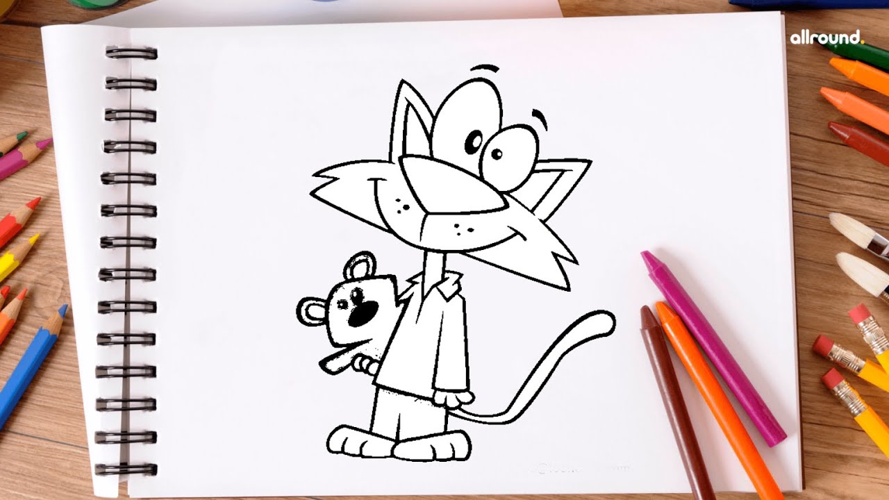 How to draw a Cat Step by Step | Cat Drawing Lesson - YouTube