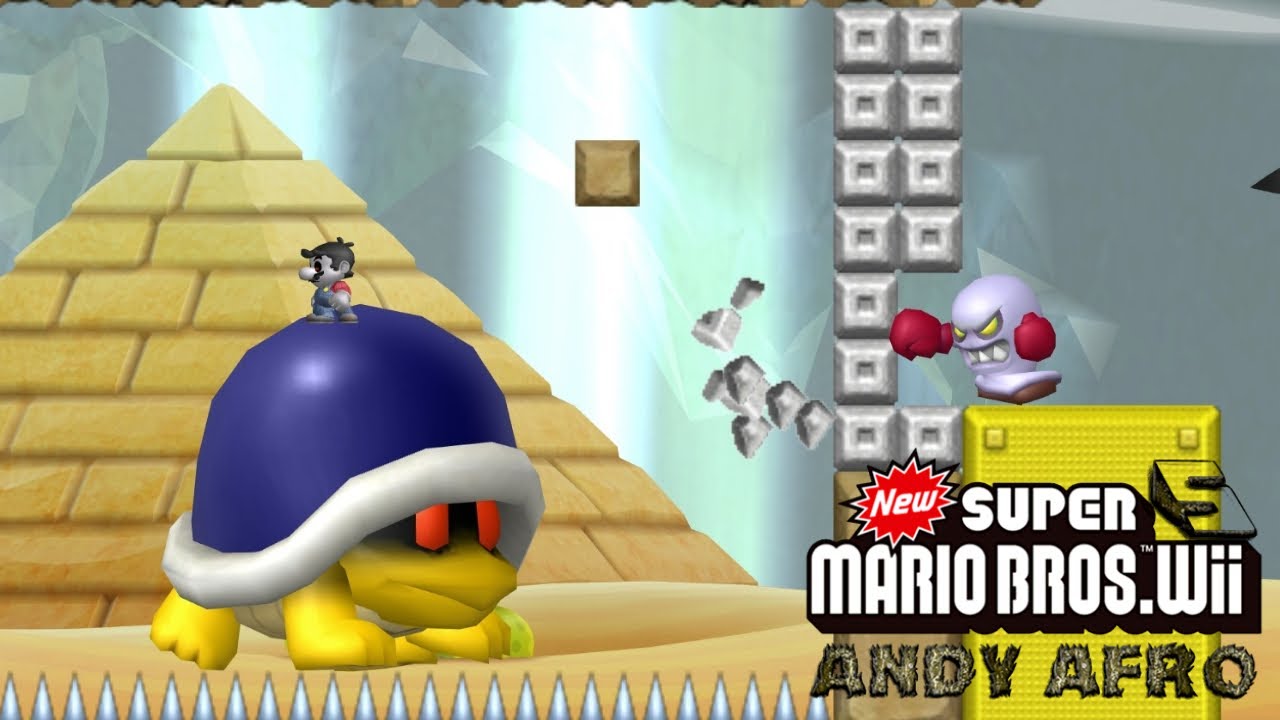 Andy Afro 5 New Super Mario Bros.Wii #17 Walkthrough 100% - YouTube