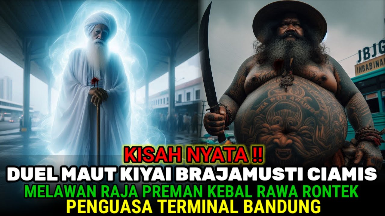 KISAH NYATA DUEL MAUT KYAI BRAJAMUSTI CIAMIS MELAWAN RAJA PREMAN RAWA ...