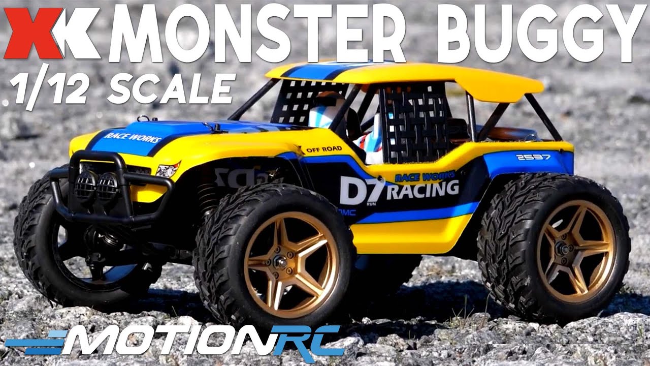 XK All-Terrain 1/12 Scale 4WD Monster Buggy RTR | Motion RC - YouTube