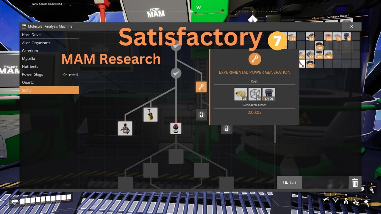 Satisfactory Update 8 (Pre 1.0) Unmodded | Episode 7 | MAM Research ...