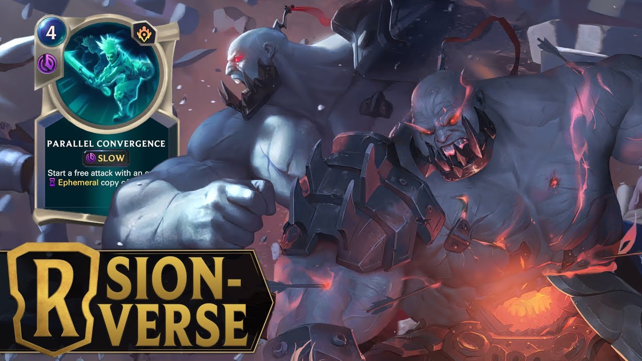 INTO THE SION VERSE - New Sion Jinx Draven Deck + Parallel Convergence ...