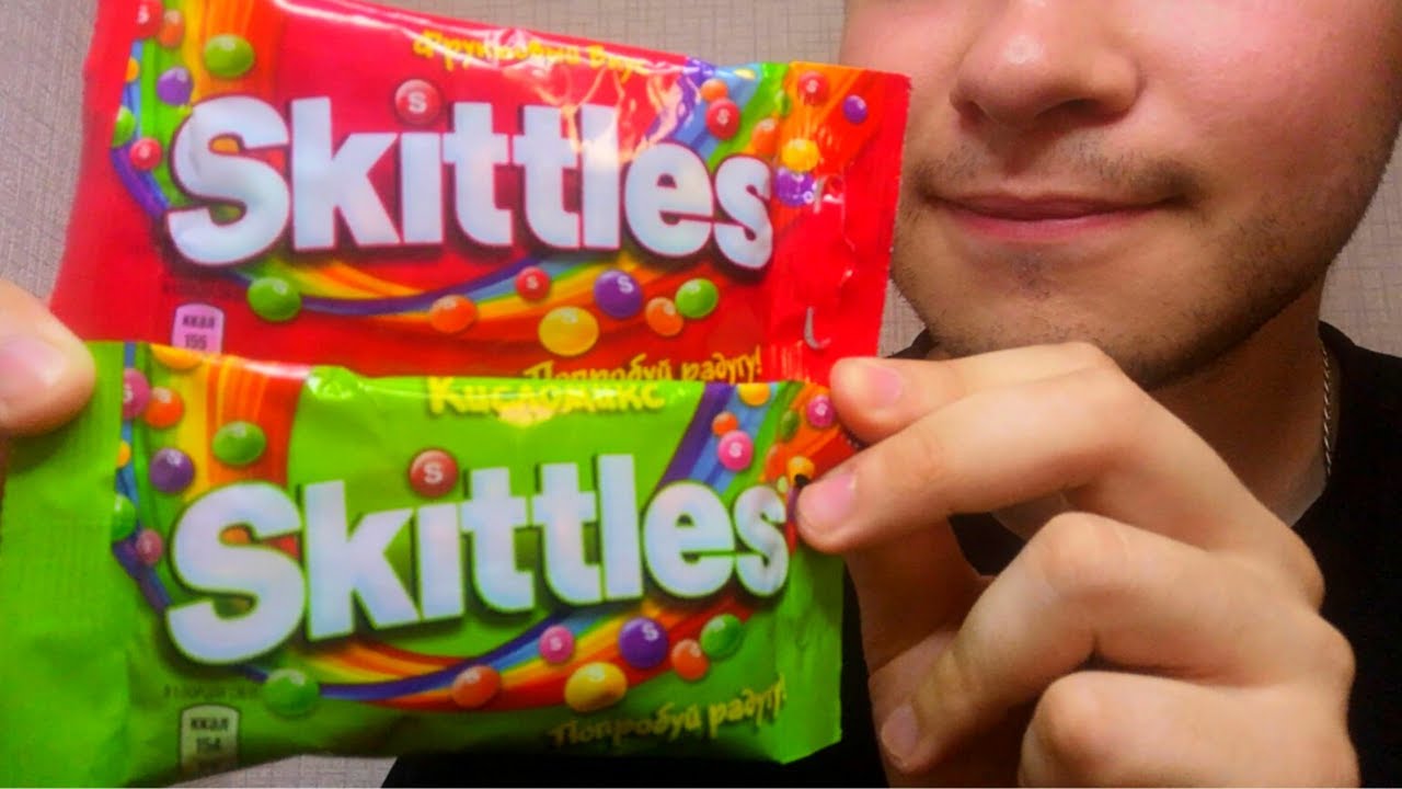 ASMR SKITTLES CANDY 😋 RAINBOW DESSERTS | EATING SOUNDS | MUKBANG - YouTube