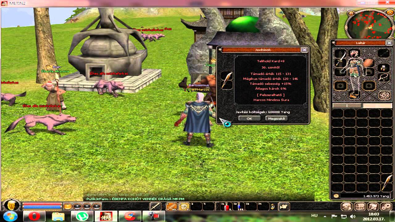 metin2 fms fejlesztés +8ra - YouTube