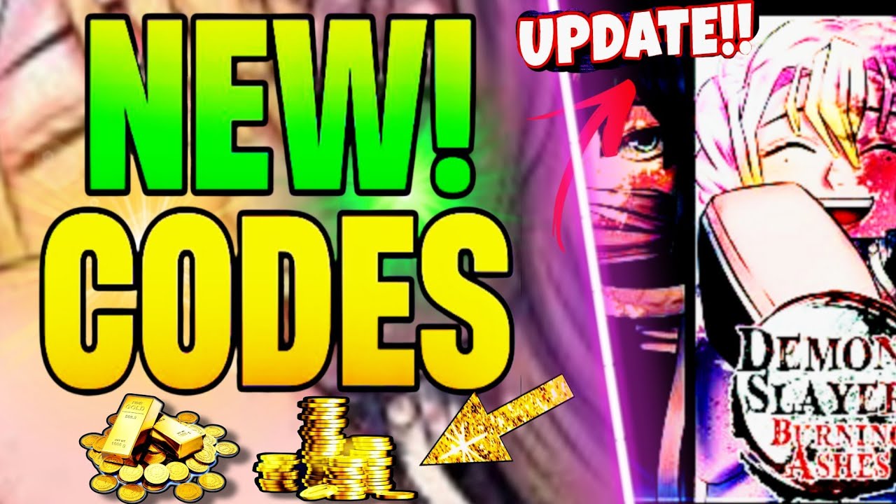 ⭕ CODES UPD ⭕ DEMON SLAYER BURNING ASHES - NEW ROBLOX DEMON SLAYER BURNING ASHES CODES - YouTube