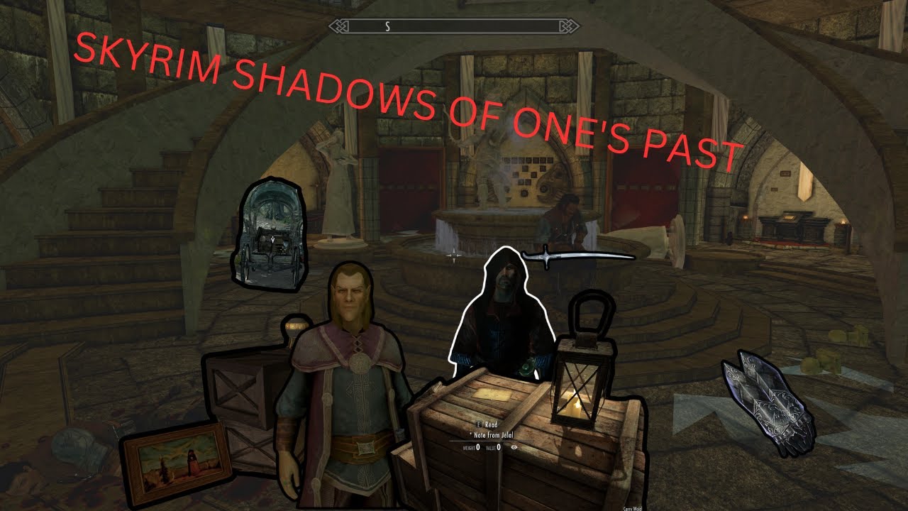 Skyrim LOTD Shadows of One's Past Quest Discover the Mystery - YouTube